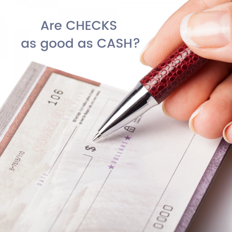 Are checks good as cash? | DivinaLaw