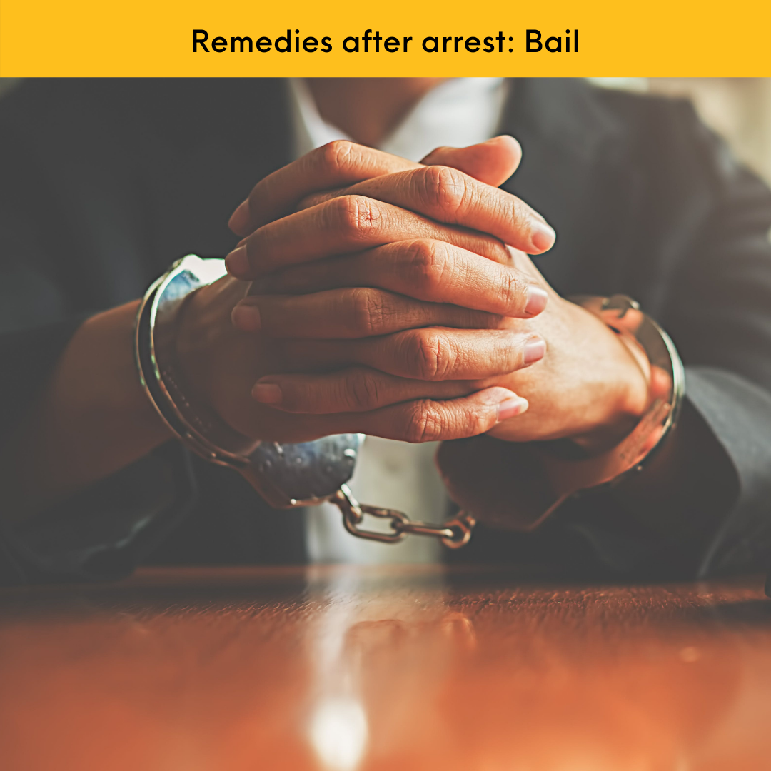 Bail Me Out Remedies After Arrest DivinaLaw