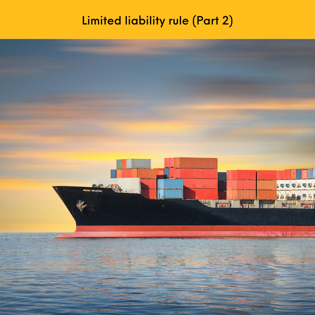 No vessel, no liability: Delimiting the limited liability rule (2 ...