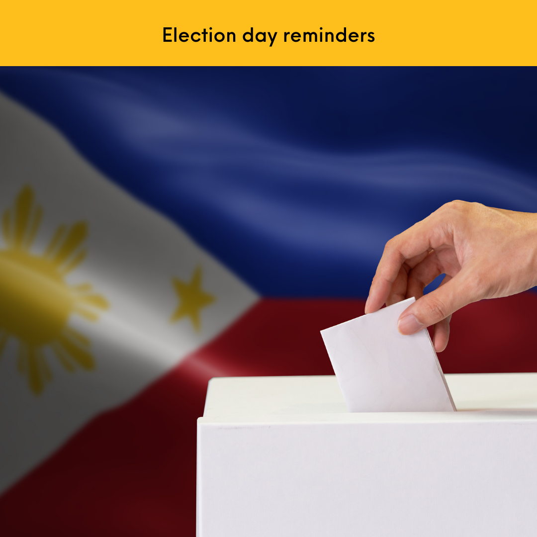 Election day reminders | DivinaLaw