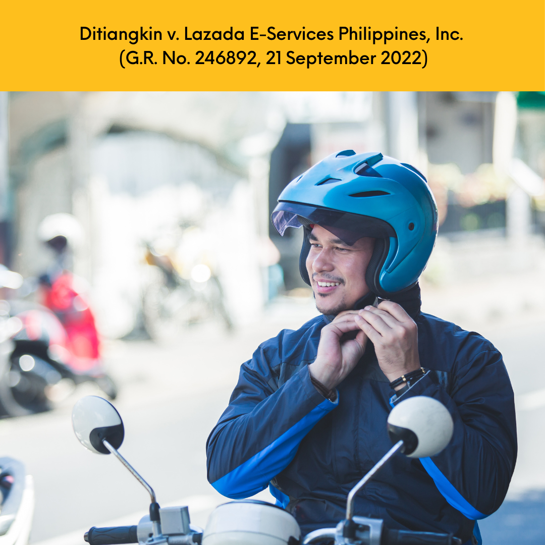 Employment status of riders for e-commerce platform | DivinaLaw