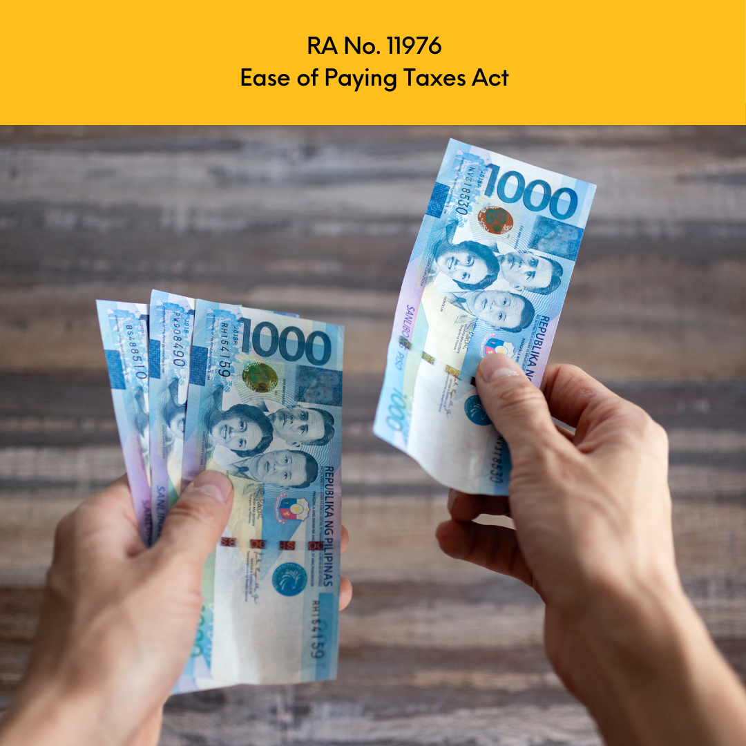 Tax payment made easy: A quick digest of EOPT (1) | DivinaLaw