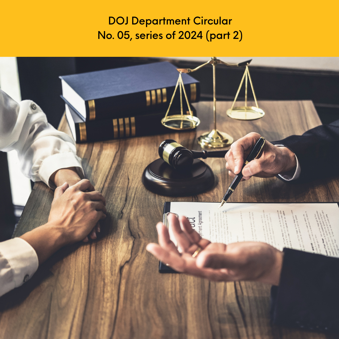 DoJ Guidelines for Inhibition of Prosecutors (2) | DivinaLaw