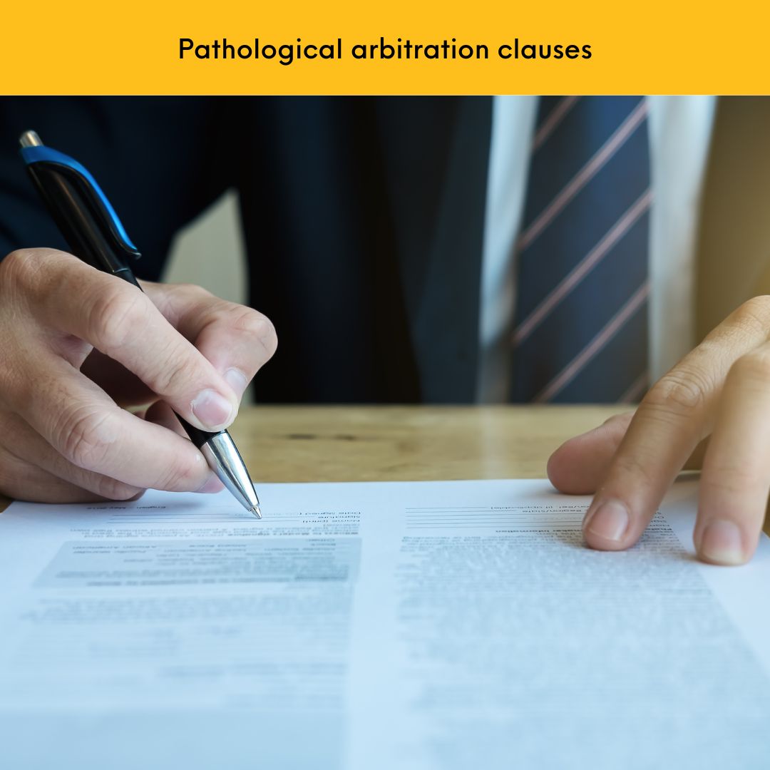Pathological arbitration clauses | DivinaLaw