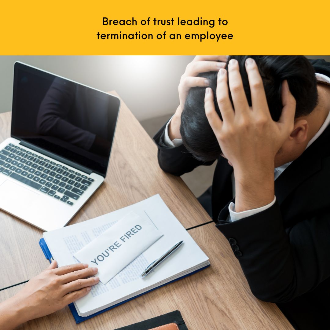 Loss of trust and confidence | DivinaLaw